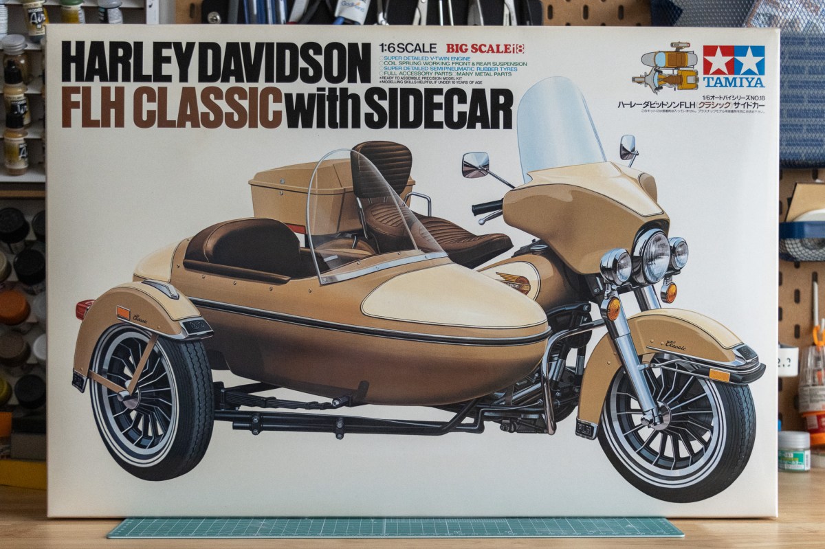 Let’s review Tamiya’s 1/6 Harley-Davidson FLH Classic with Sidecar ...